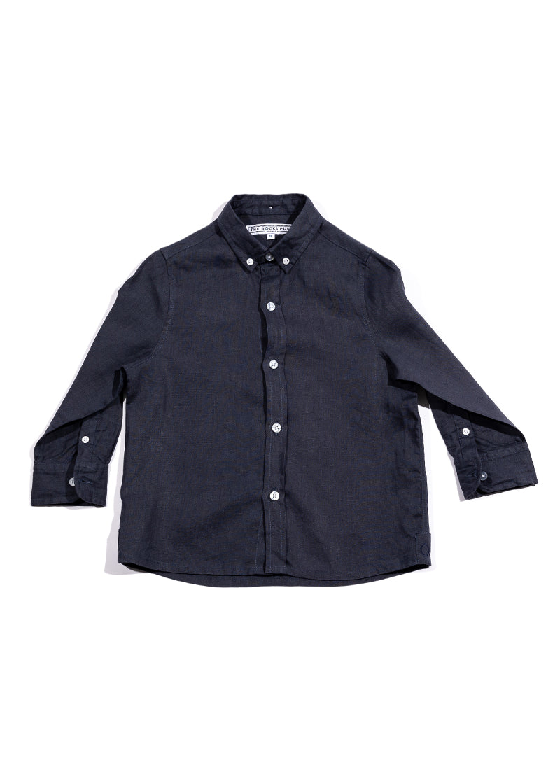 Boys' Ink Linen Shirt